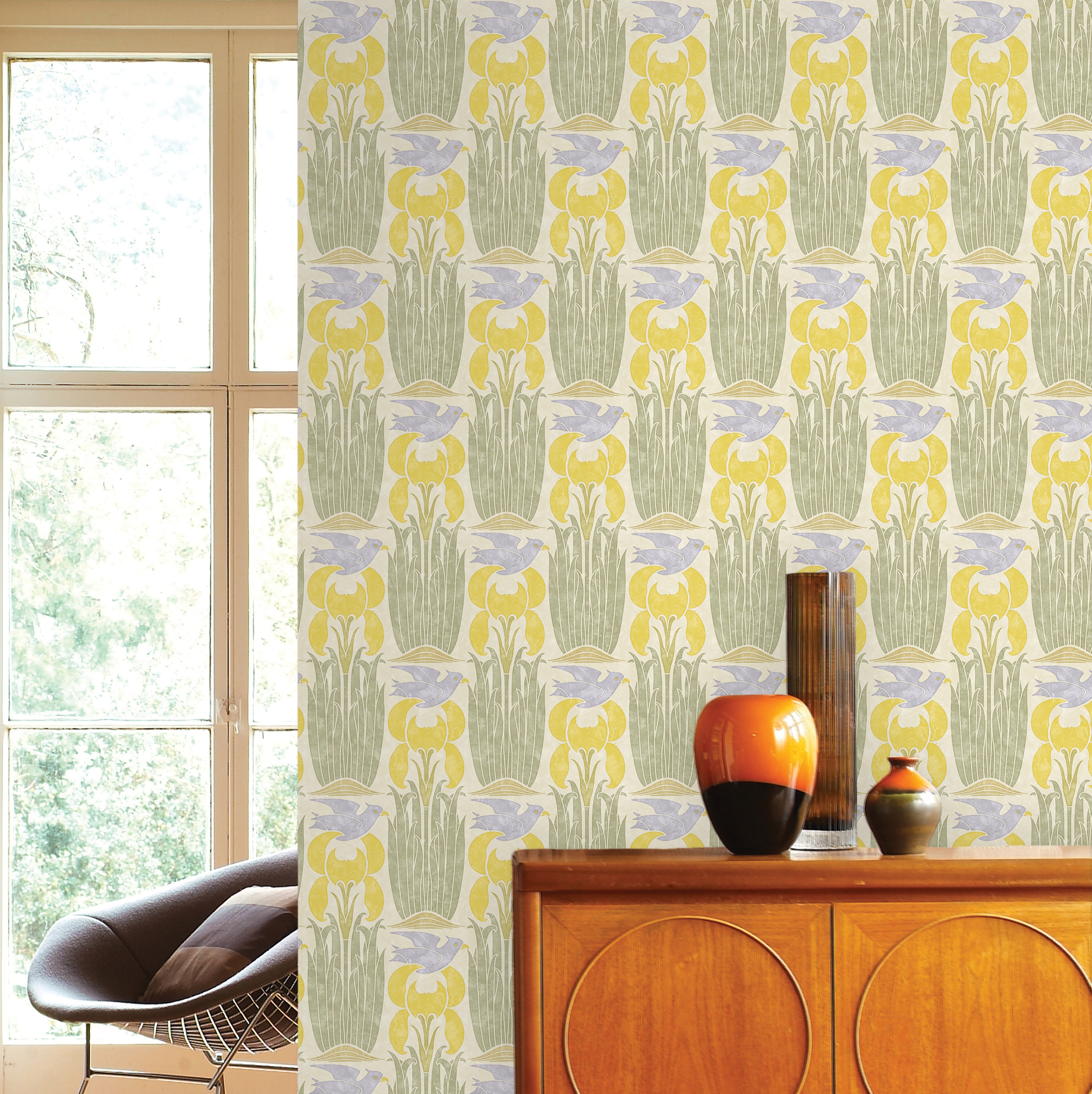 The Merle Wallpaper – C.F.A Voysey