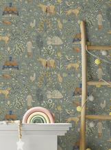 The House That Jack Built Wallpaper – C.F.A Voysey