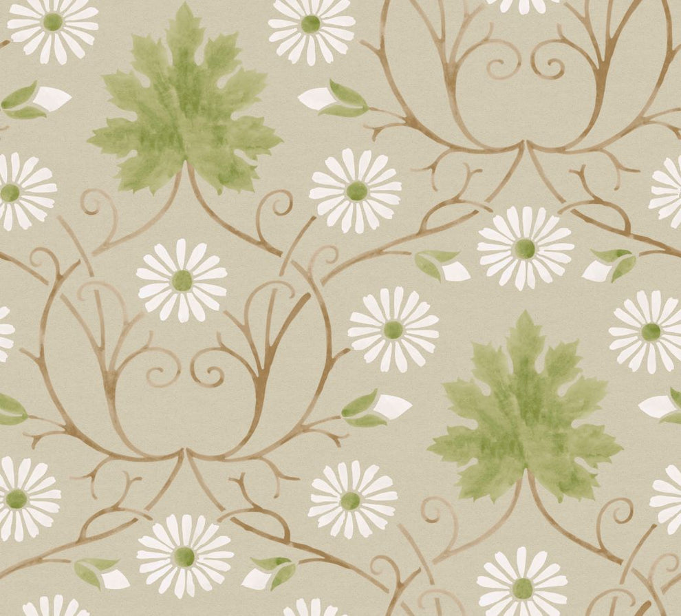 Perrycroft Scroll Wallpaper – C.F.A Voysey